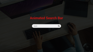 Amazing animated search bar using only css & html - Light Code